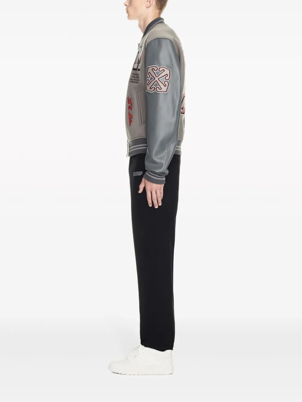 Off-White x AC Milan Bomber Jacket | Neutrals | FARFETCH UK