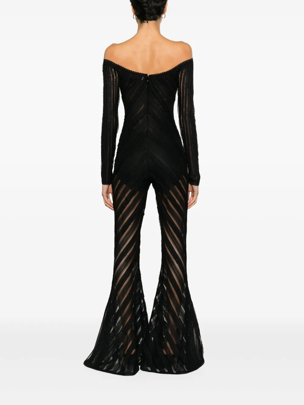 Charo Ruiz Zaray Flare-leg Jumpsuit In Black | ModeSens