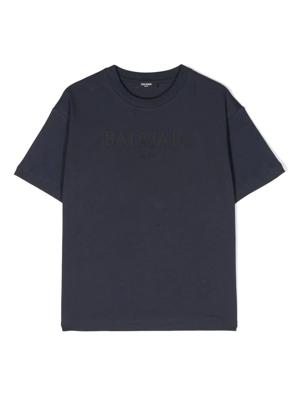 Balmain Kids' Logo-print Cotton T-shirt In Blue | ModeSens