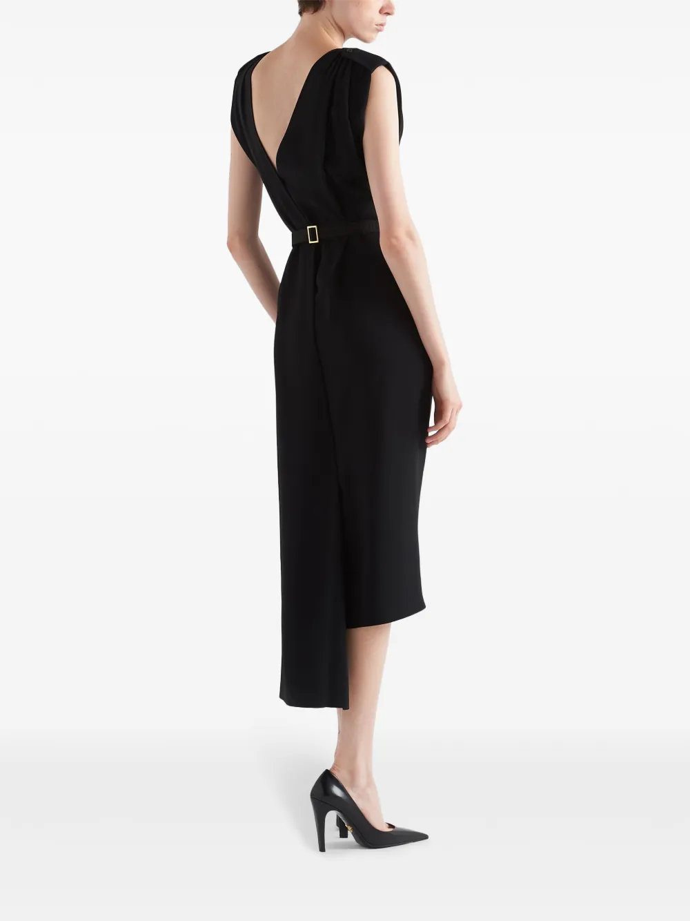Prada Sablé Dress | Black | FARFETCH