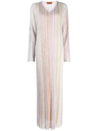 Missoni sequin-embellished Pleated Maxi Dress - Farfetch
