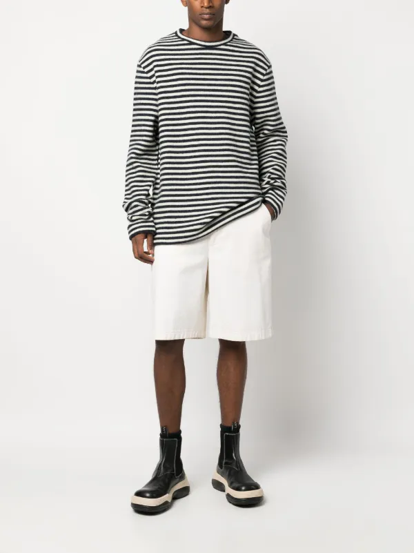 Jil Sander ストライプ セーター | ホワイト | FARFETCH JP Jil Sander ストライプ セーター | ホワイト | FARFETCH JP