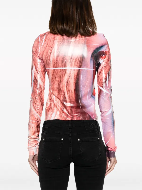 Diesel T-Clauzi-M1 graphic-print Stretch T-shirt | Red Diesel T-Clauzi-M1 graphic-print Stretch T-shirt | Red