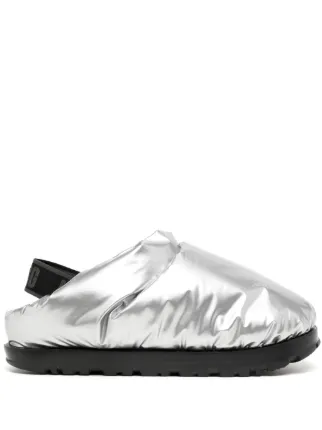 UGG Spaceslider Slingback Slippers | Silver | FARFETCH