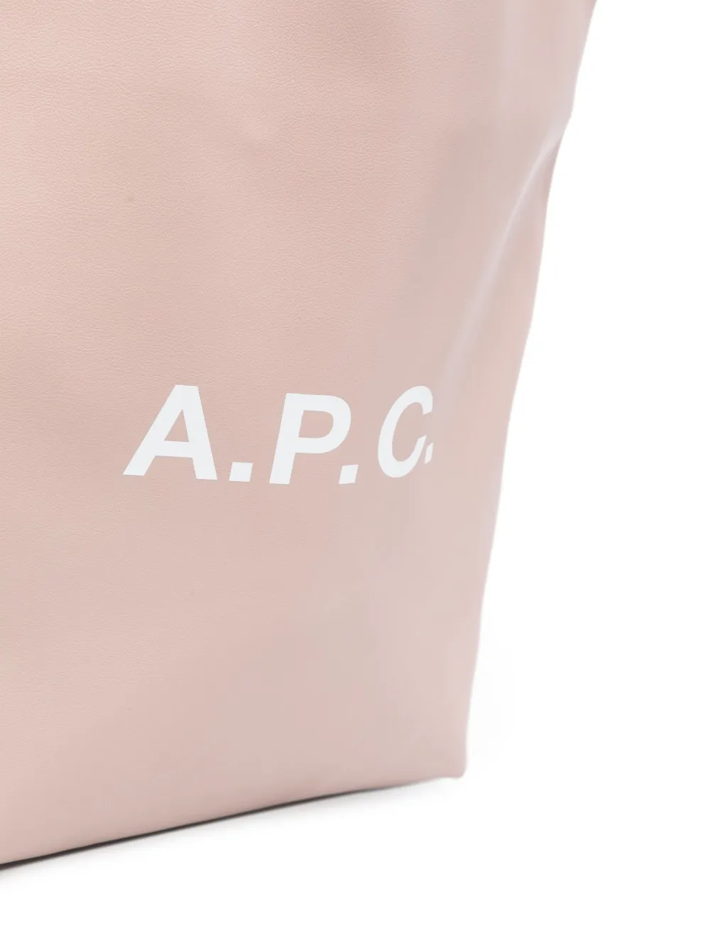 A.P.C. Small Ninon logo-print Tote Bag | Pink | FARFETCH UK