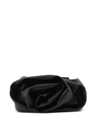 Burberry slouch-body Leather Clutch Bag | Black | FARFETCH AO