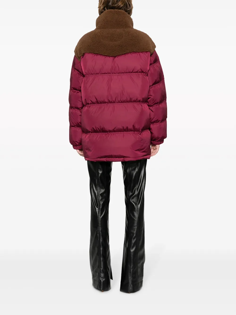 STAND STUDIO Lori Panelled Puffer Jacket - Farfetch
