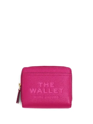 Marc Jacobs The Leather Mini Compact Wallet | Pink | FARFETCH AO