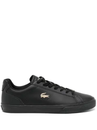 Lacoste lerond trainers black store