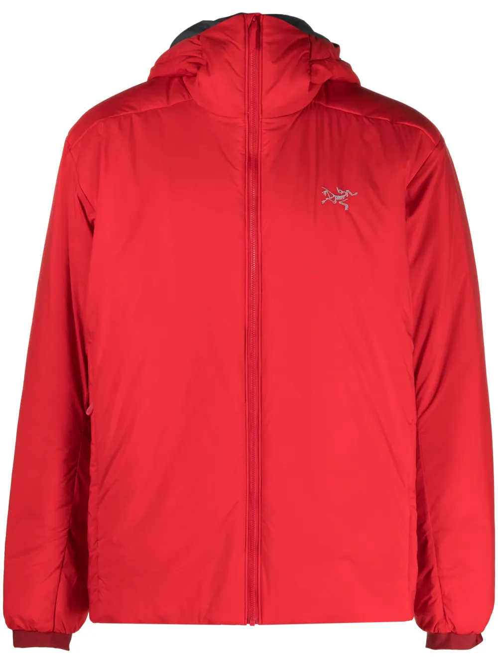 Arc'teryx Atom Heavyweight Logo-embroidered Hooded Jacket In Red | ModeSens