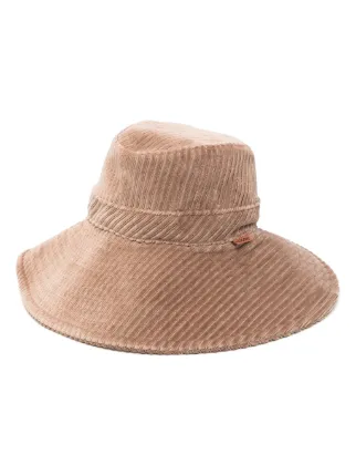 Missoni logo-tag Corduroy Hat | Neutrals | FARFETCH