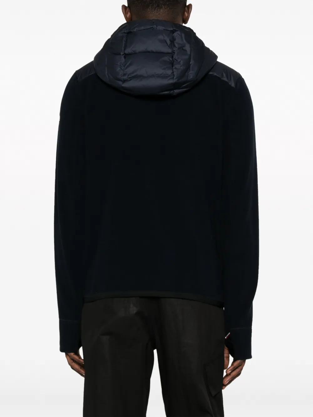 Moncler Grenoble Logo print Quilted Hooded Jacket Farfetch