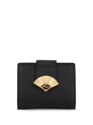 Karl Lagerfeld Signature Fan bi-fold Wallet | Black | FARFETCH