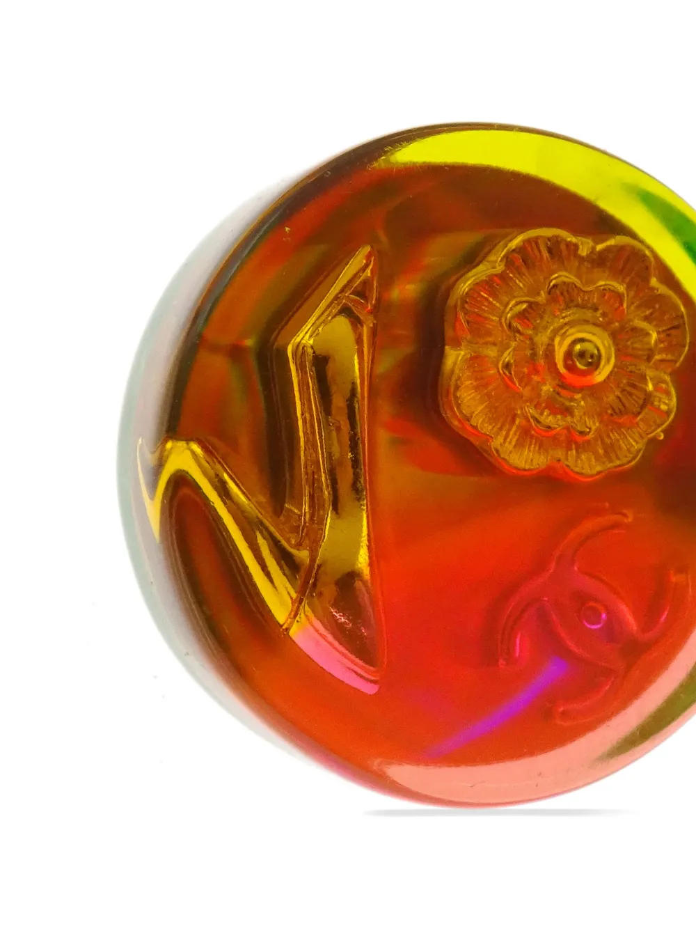 CHANEL Pre-Owned Pendientes De Botón Con Logo CC 1997 - Farfetch