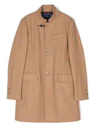 Fay Kids single-breasted Knitted Coat - Farfetch