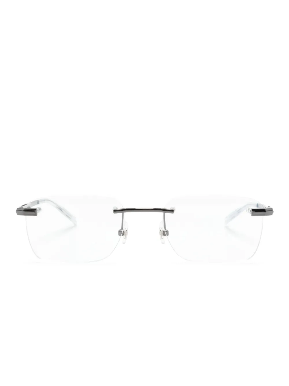 Montblanc MB0279O Rimless rectangle-frame Glasses | Neutrals | FARFETCH UK