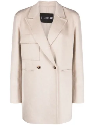 Arma Keliza double-breasted Coat | Neutrals | FARFETCH AO