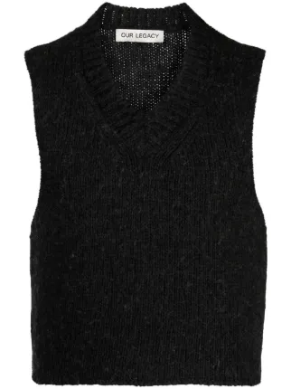 OUR LEGACY Gestrickter Cropped-Pullunder - Farfetch
