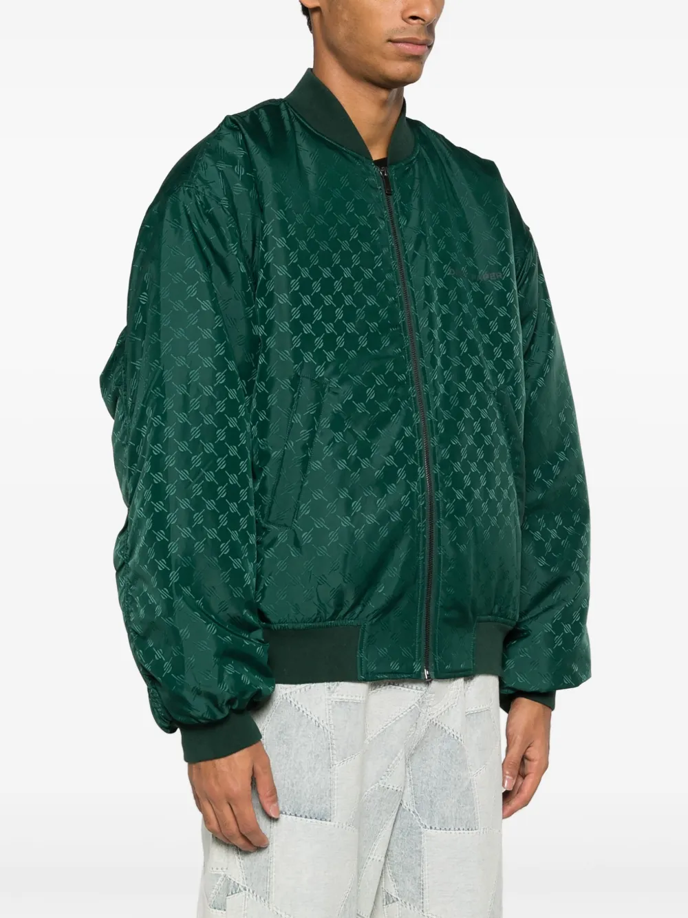 Daily Paper Ronack Monogram Bomber Jacket | Green | FARFETCH