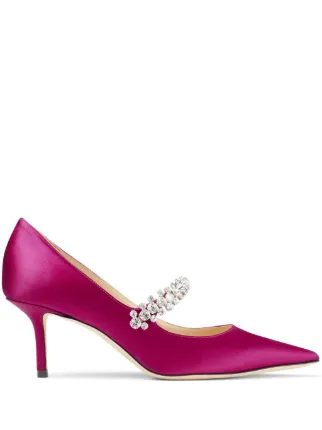 Jimmy Choo Bing 65mm Satin Pumps | Pink | FARFETCH