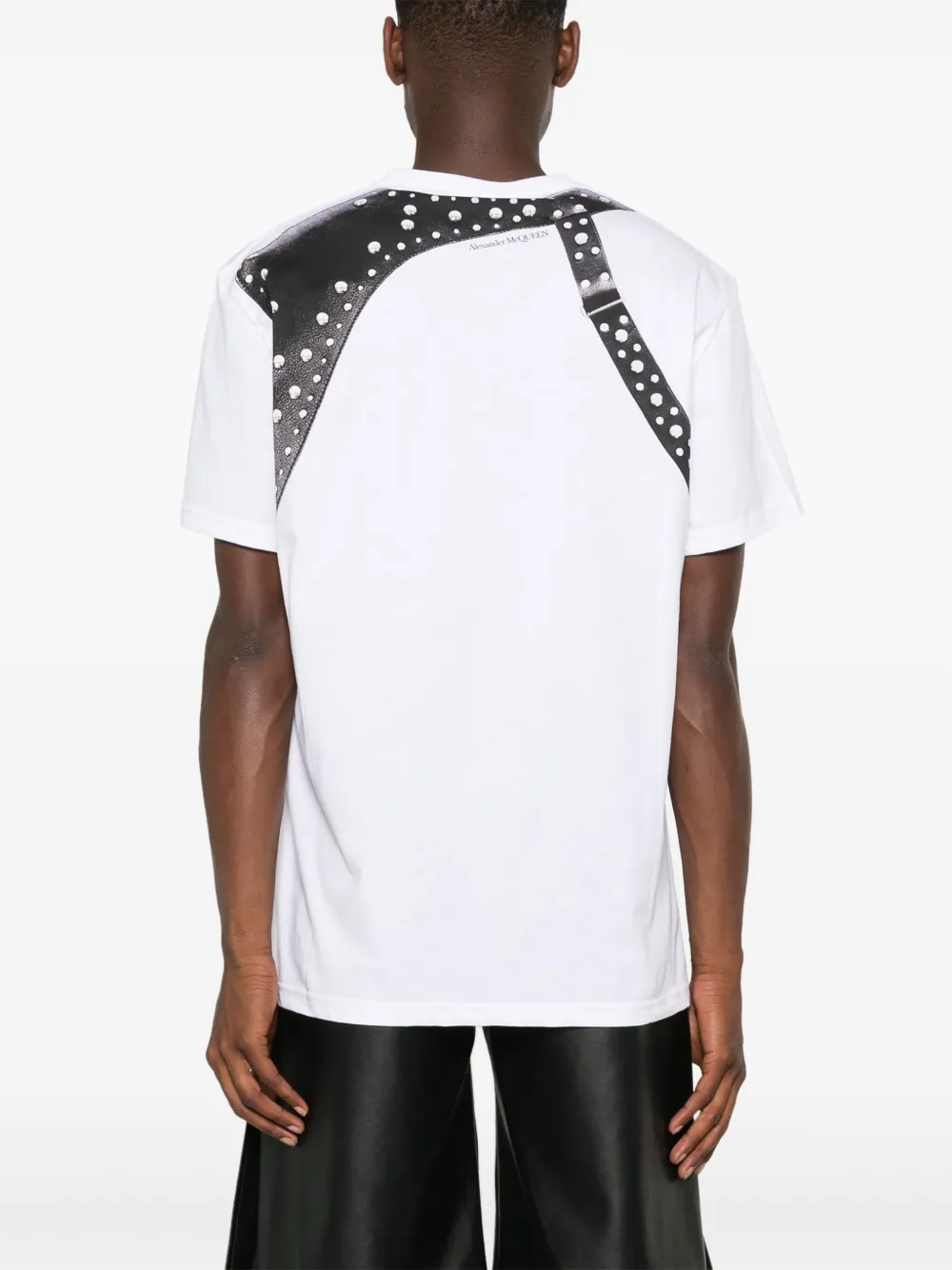Alexander McQueen Harness T-shirt | White | FARFETCH UK