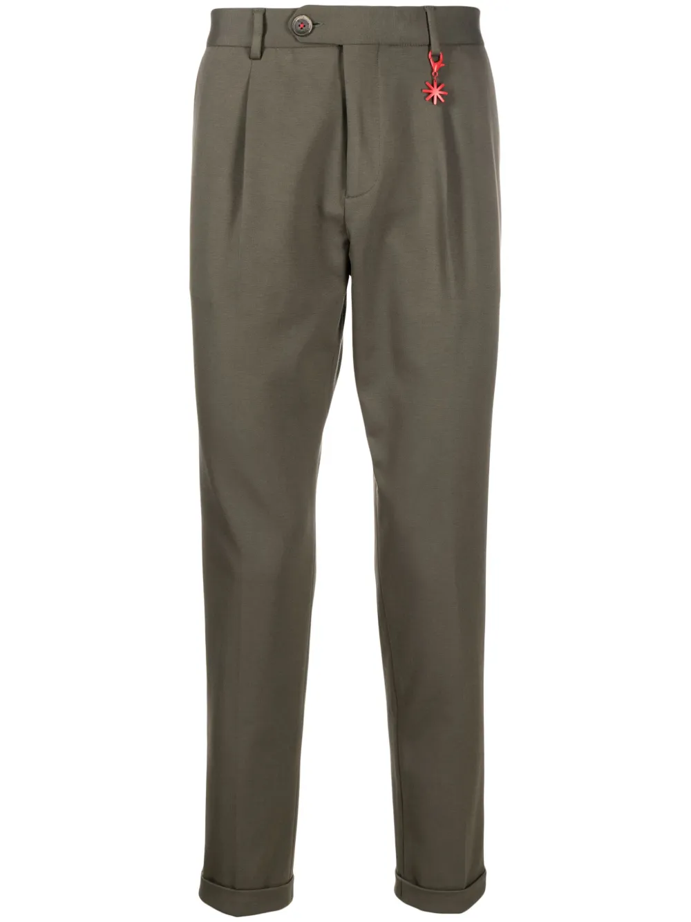 Manuel Ritz logo-keyring slim-cut Chinos - Farfetch