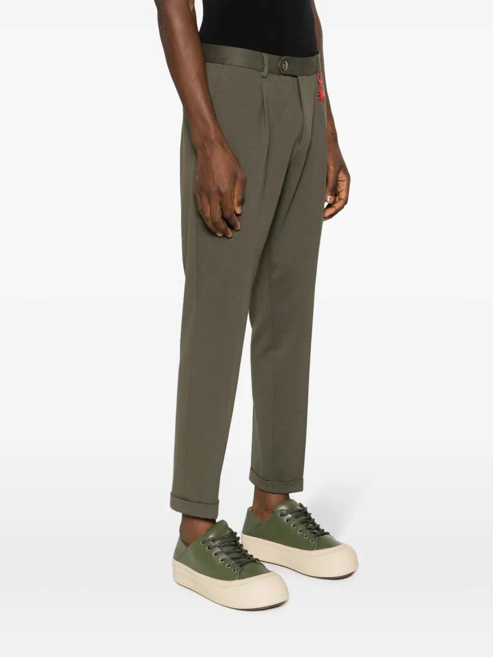 Manuel Ritz logo-keyring slim-cut Chinos - Farfetch