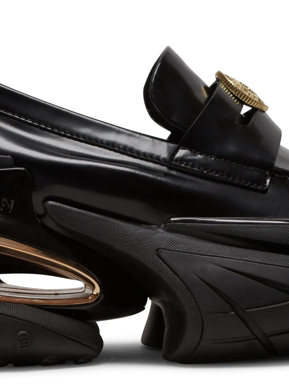 Balmain Unicorn Leather Loafers - Farfetch