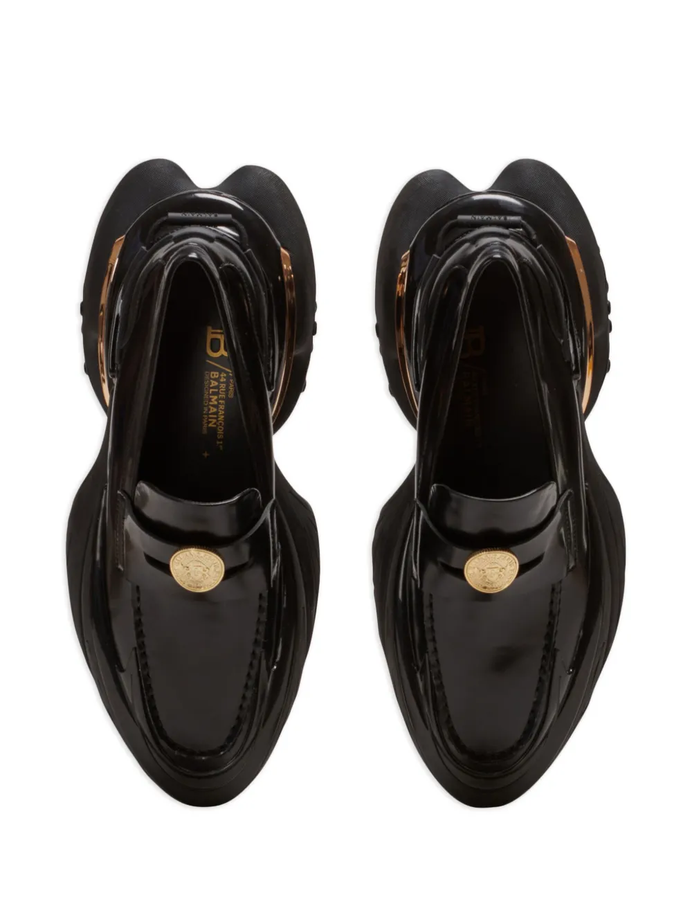 Balmain Unicorn Leather Loafers - Farfetch
