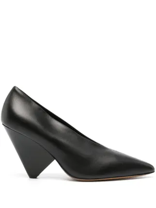 ISABEL MARANT Pandel Leather Pumps | Black | FARFETCH