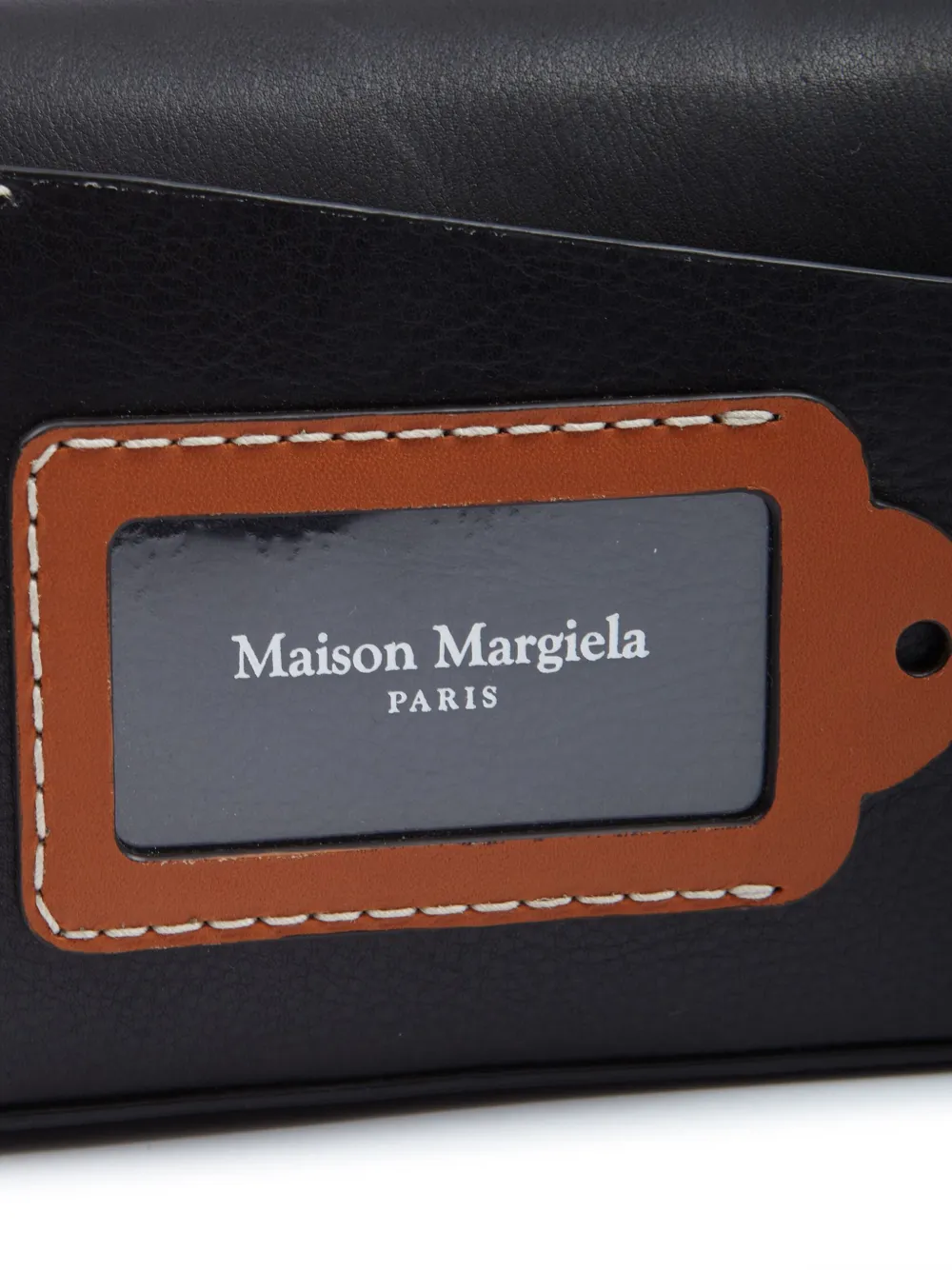 Maison Margiela Memory Of Leather Camera Bag | Black | FARFETCH