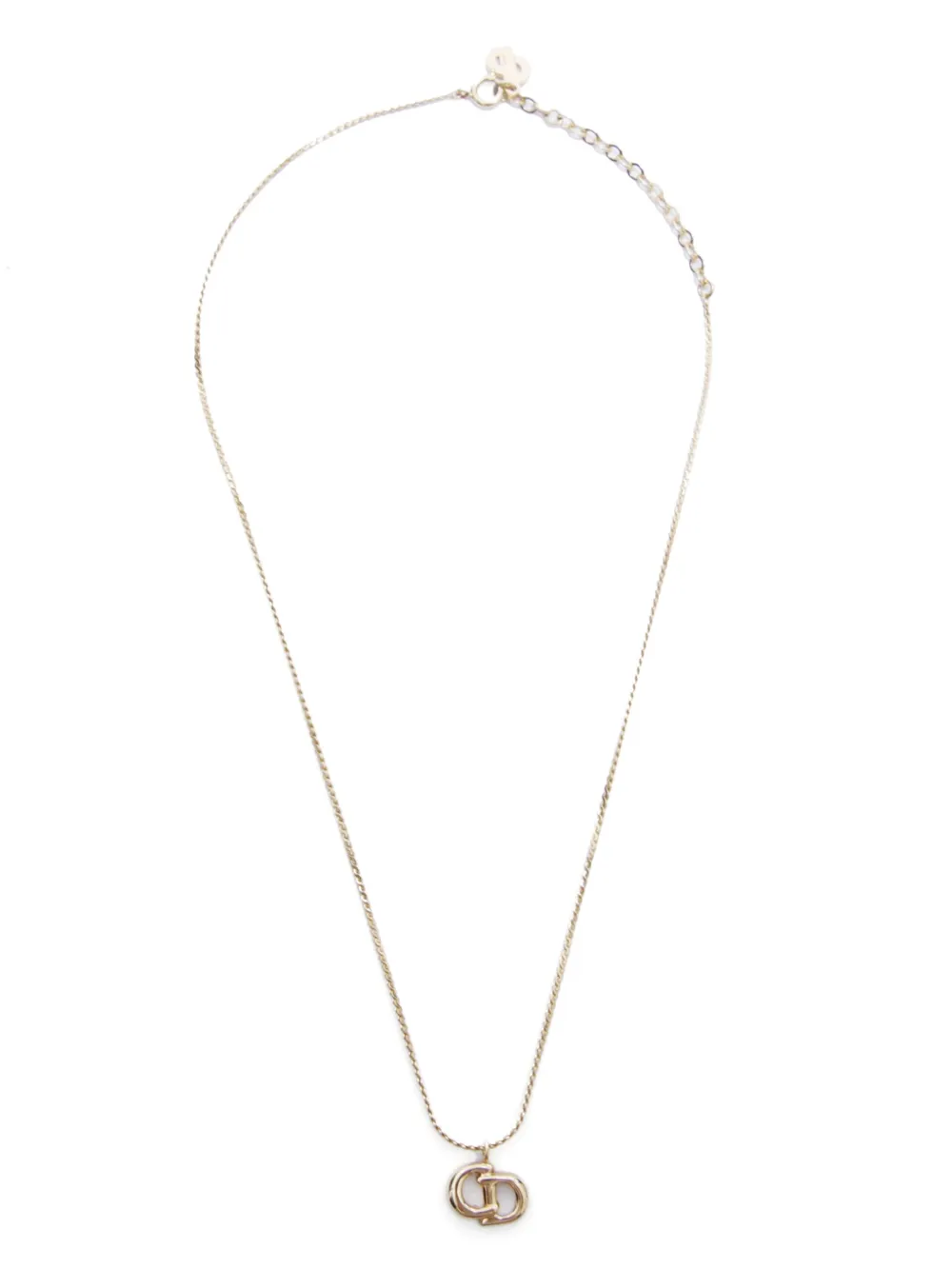 Christian Dior pre-owned CD Pendant Necklace - Farfetch Christian Dior pre-owned CD Pendant Necklace - Farfetch