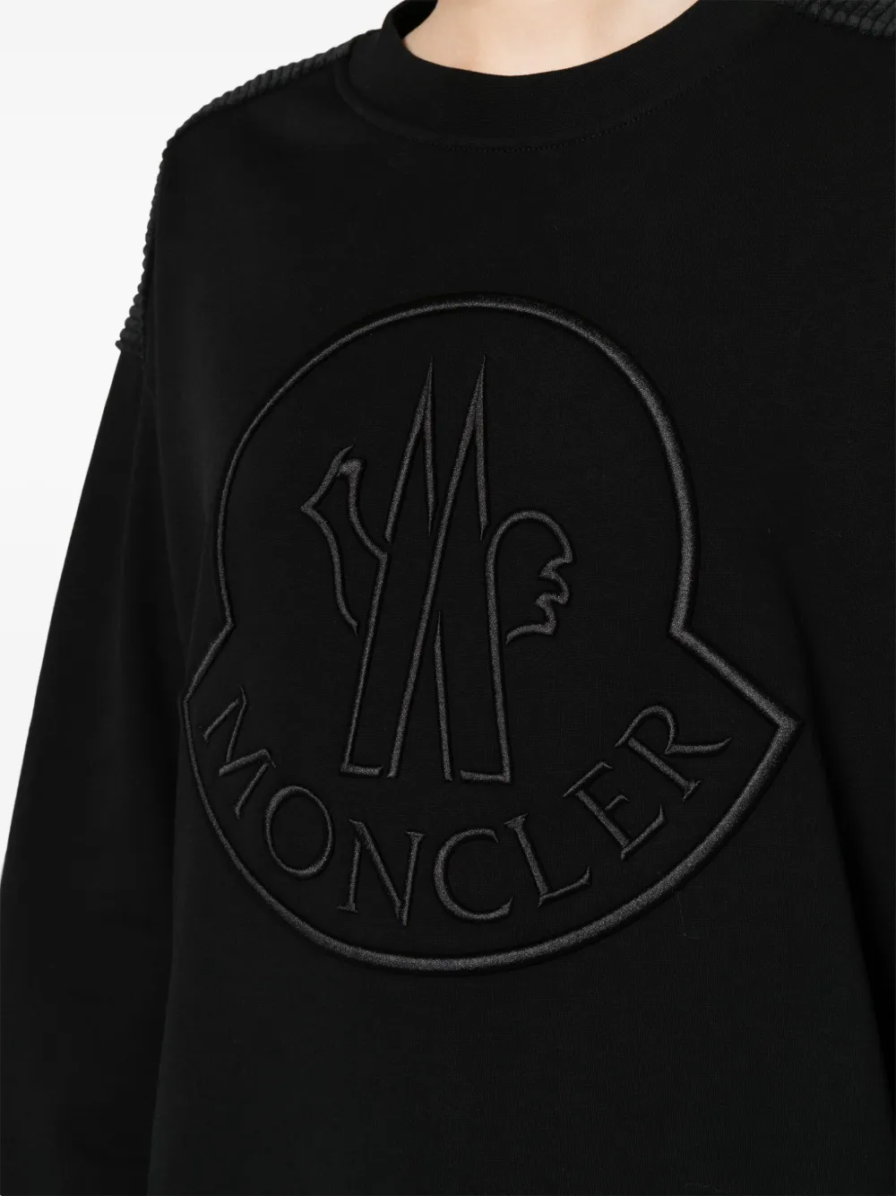 Moncler Sudadera Con Logo Bordado - Farfetch