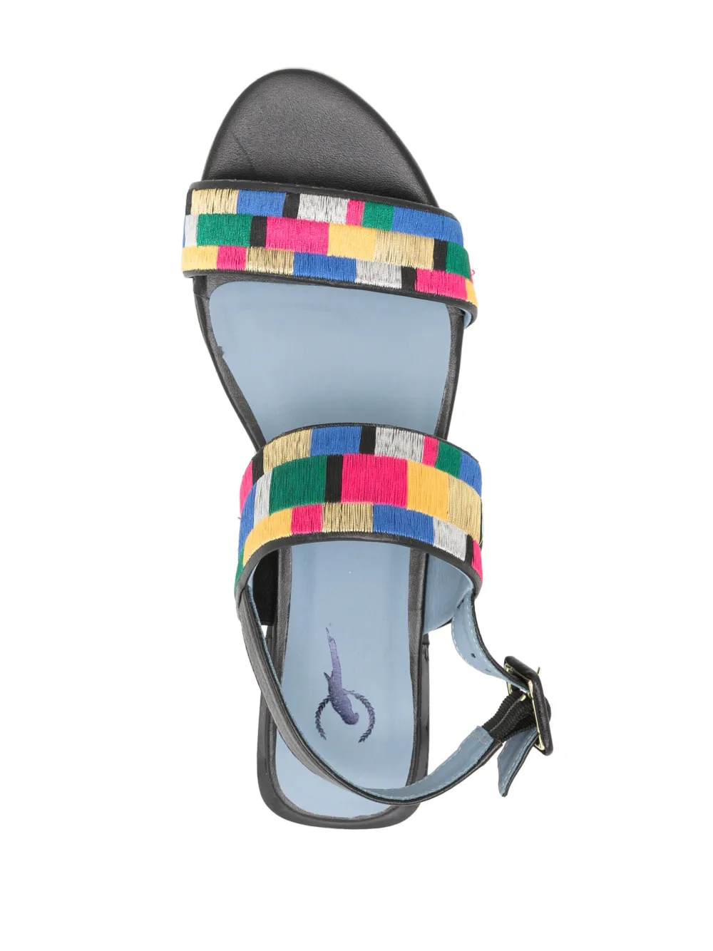 Blue Bird Shoes colour-block Leather Sandals | Multicolour | FARFETCH