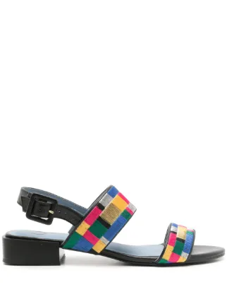 Blue Bird Shoes colour-block Leather Sandals | Multicolour | FARFETCH