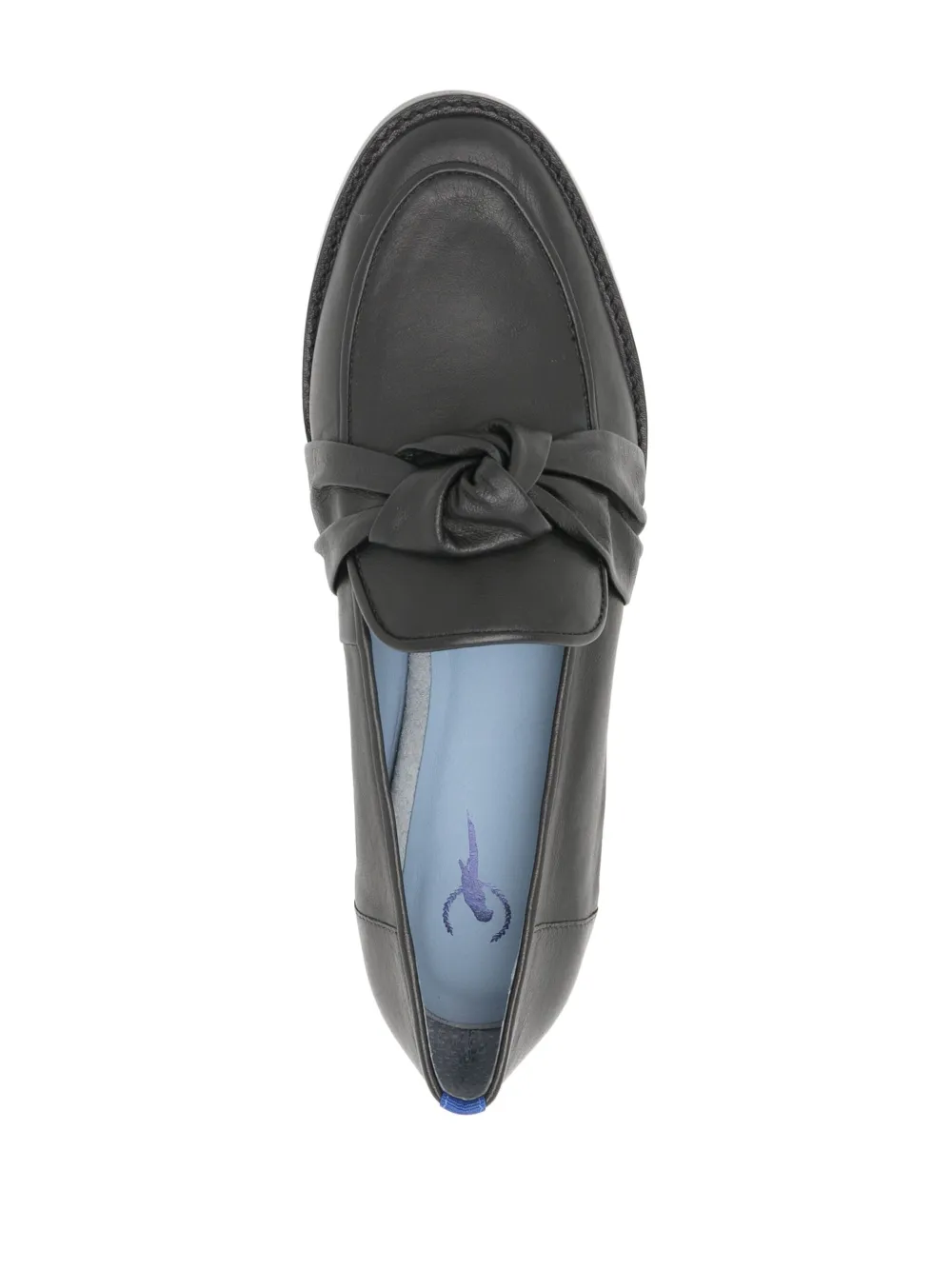 Blue Bird Shoes penny-knot Leather Loafers | Black | FARFETCH