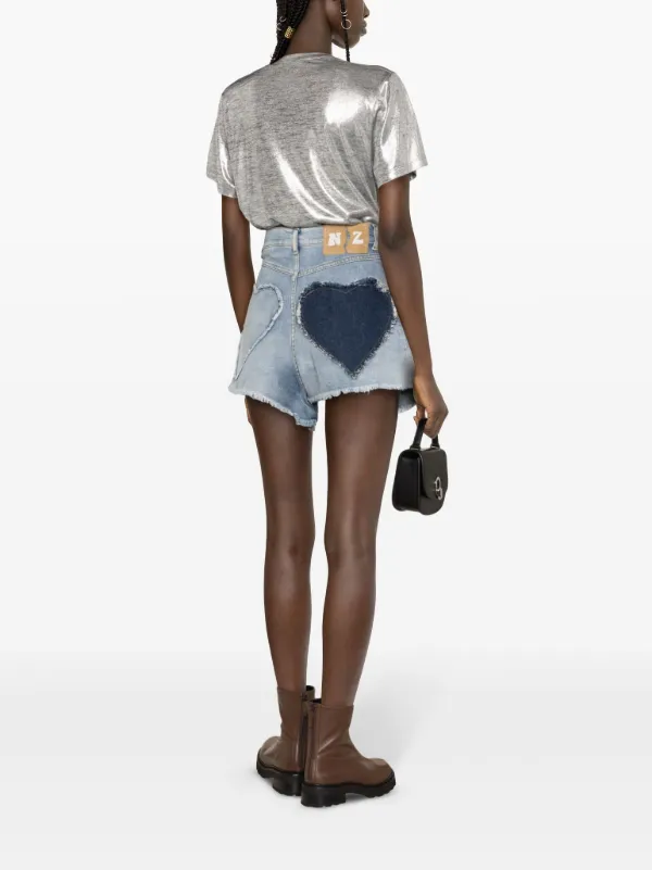 Maje Lamé round-neck T-shirt | Silver | FARFETCH Maje Lamé round-neck T-shirt | Silver | FARFETCH