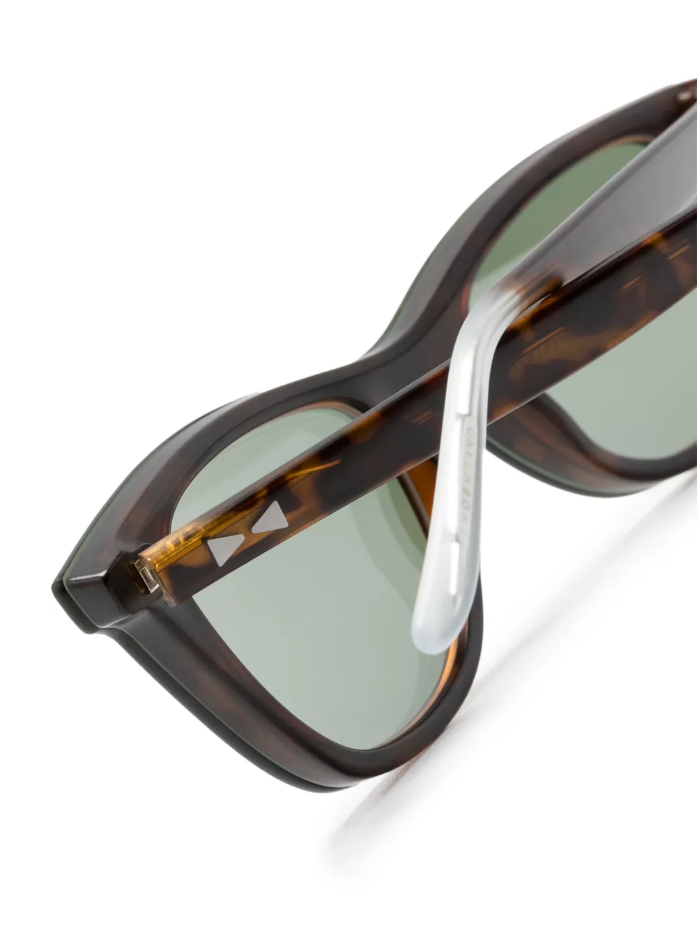 Snob Eckige Nino Brille Mit Clip-on-Gläsern | Braun | FARFETCH DE