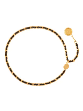 CHANEL Pre-Owned | Cinturón De Cadena Con Detalle De Medallón 1994 ...