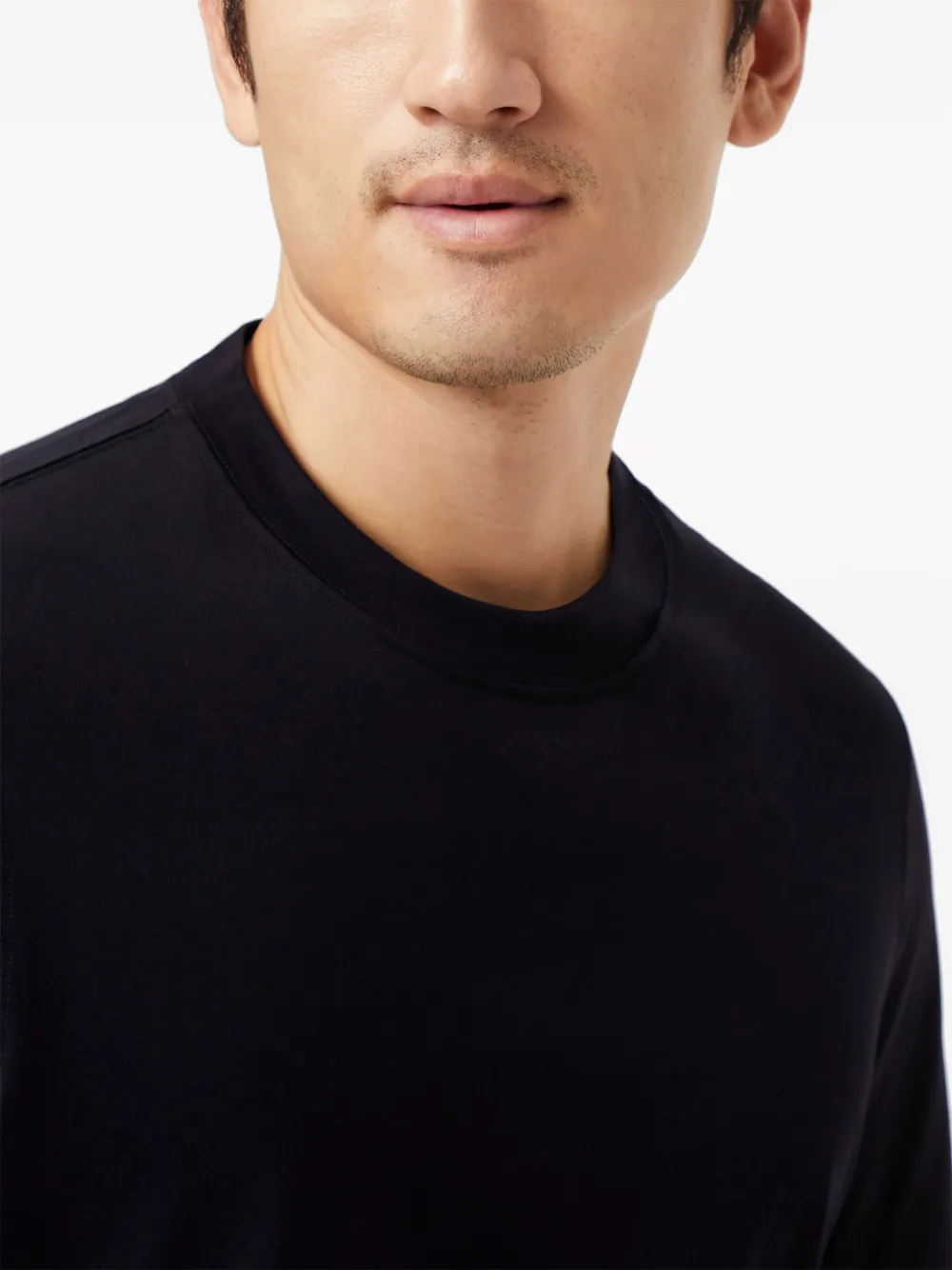 Brunello Cucinelli crew-neck Cotton Jersey T-shirt | Blue | FARFETCH