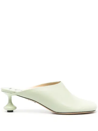 LOEWE Toy 45mm レザーミュール | グリーン | FARFETCH JP