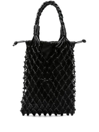 MSGM Mesh Tote Bag | Black | FARFETCH HK