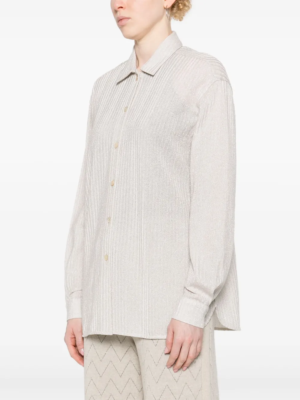 Missoni metallic-threading Shirt | Neutrals | FARFETCH