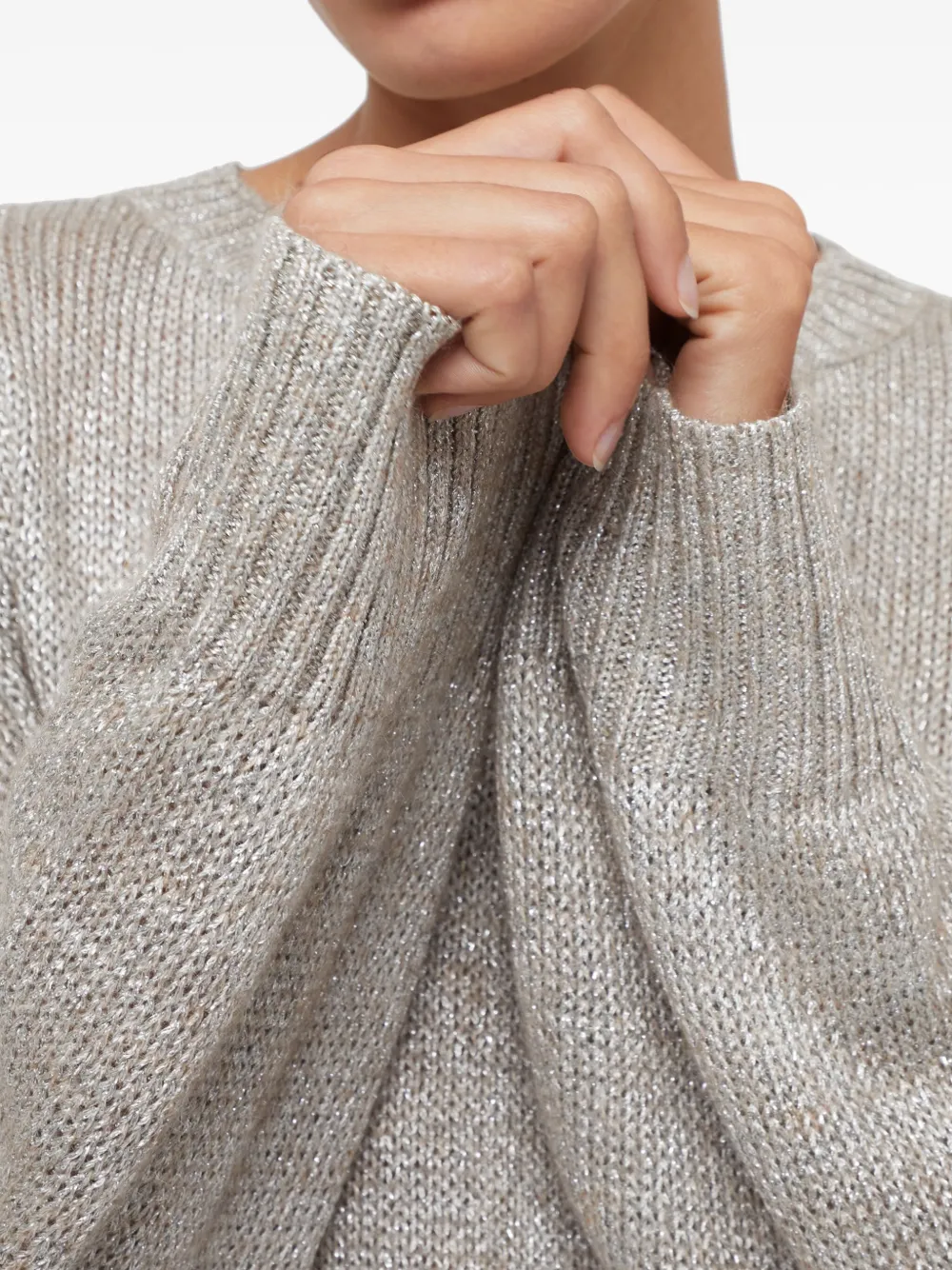 Brunello Cucinelli drop-shoulder crew-neck Jumper - Farfetch