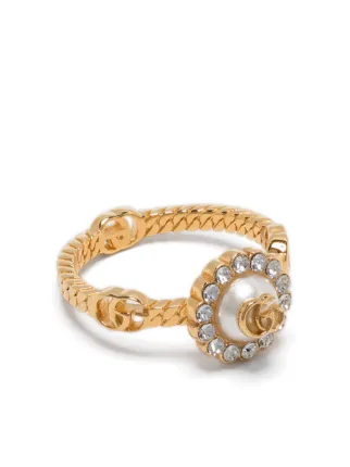 Gucci GG Marmont Flower Cluster Ring Gold FARFETCH DE
