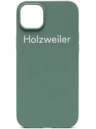 Holzweiler Iphone 14 Plus logo印花手机壳 | 绿色 | FARFETCH CN
