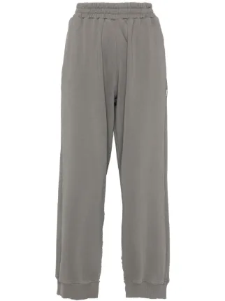 MM6 Maison Margiela straight-leg Cotton Track Pants | Grey | FARFETCH TR