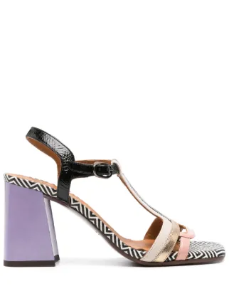 Chie Mihara Piyata 90mm Leather Sandals | Neutrals | FARFETCH LT