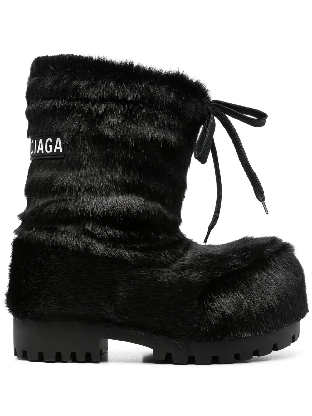 Balenciaga Alaska Low faux-fur Boots - Farfetch