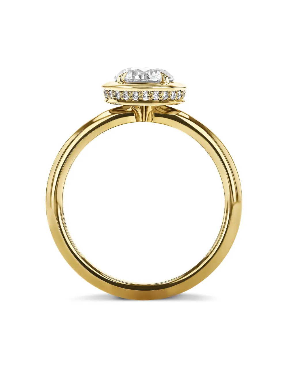 Pragnell 18kt Yellow Gold Skimming Diamond Ring | Gold | FARFETCH